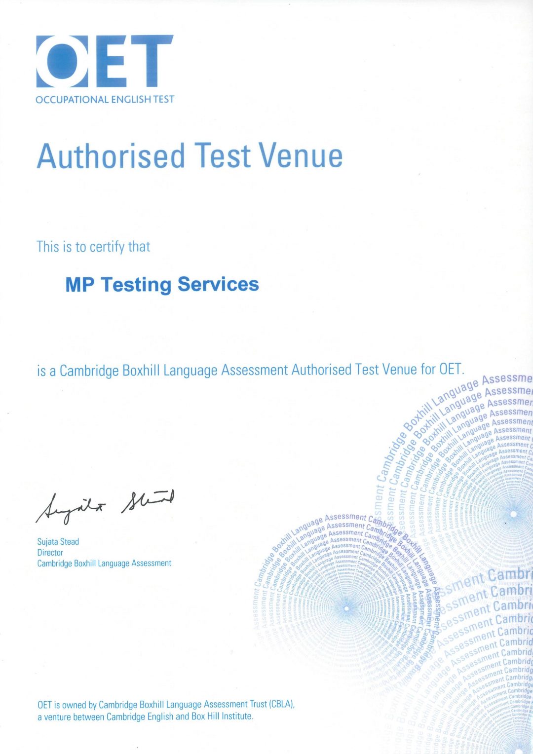 Occupational English Test (OET) | MP EDUCATION AND MIGRATION SERVICES